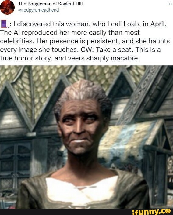 Loab memes. Best Collection of funny Loab pictures on iFunny