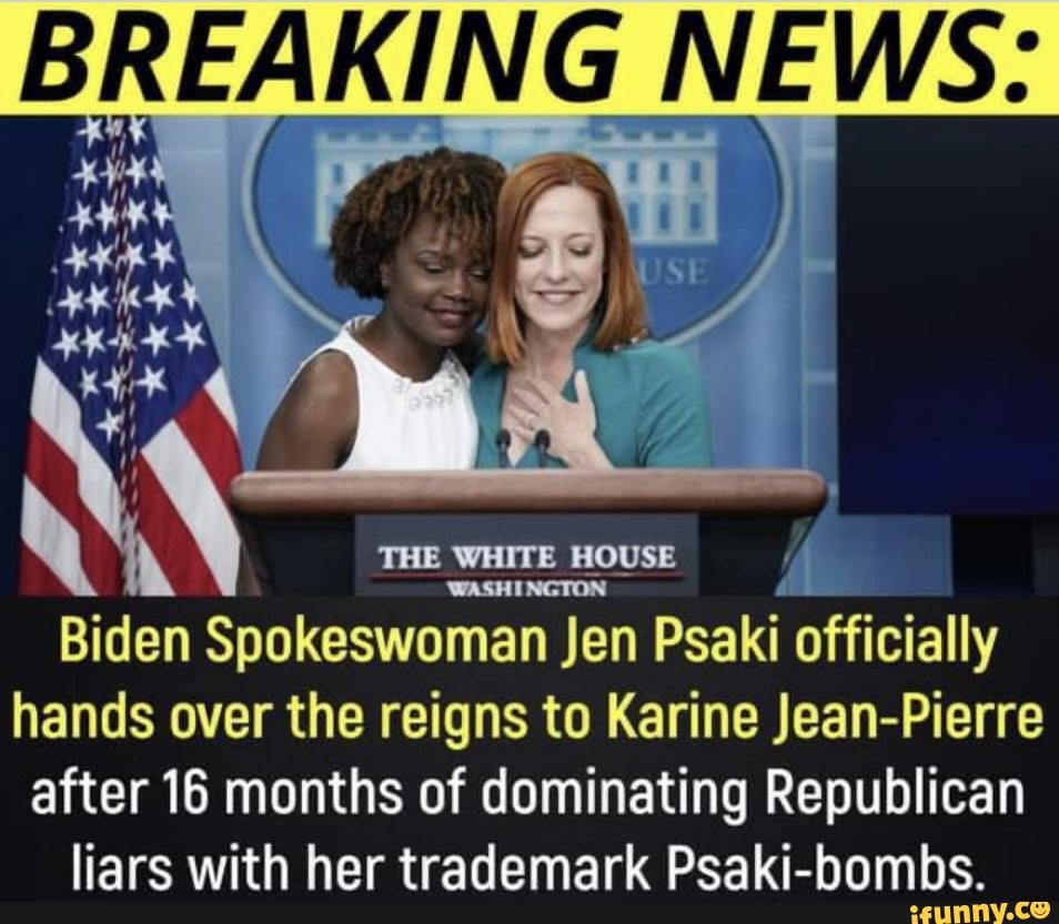 Jen_psaki memes. Best Collection of funny Jen_psaki pictures on iFunny