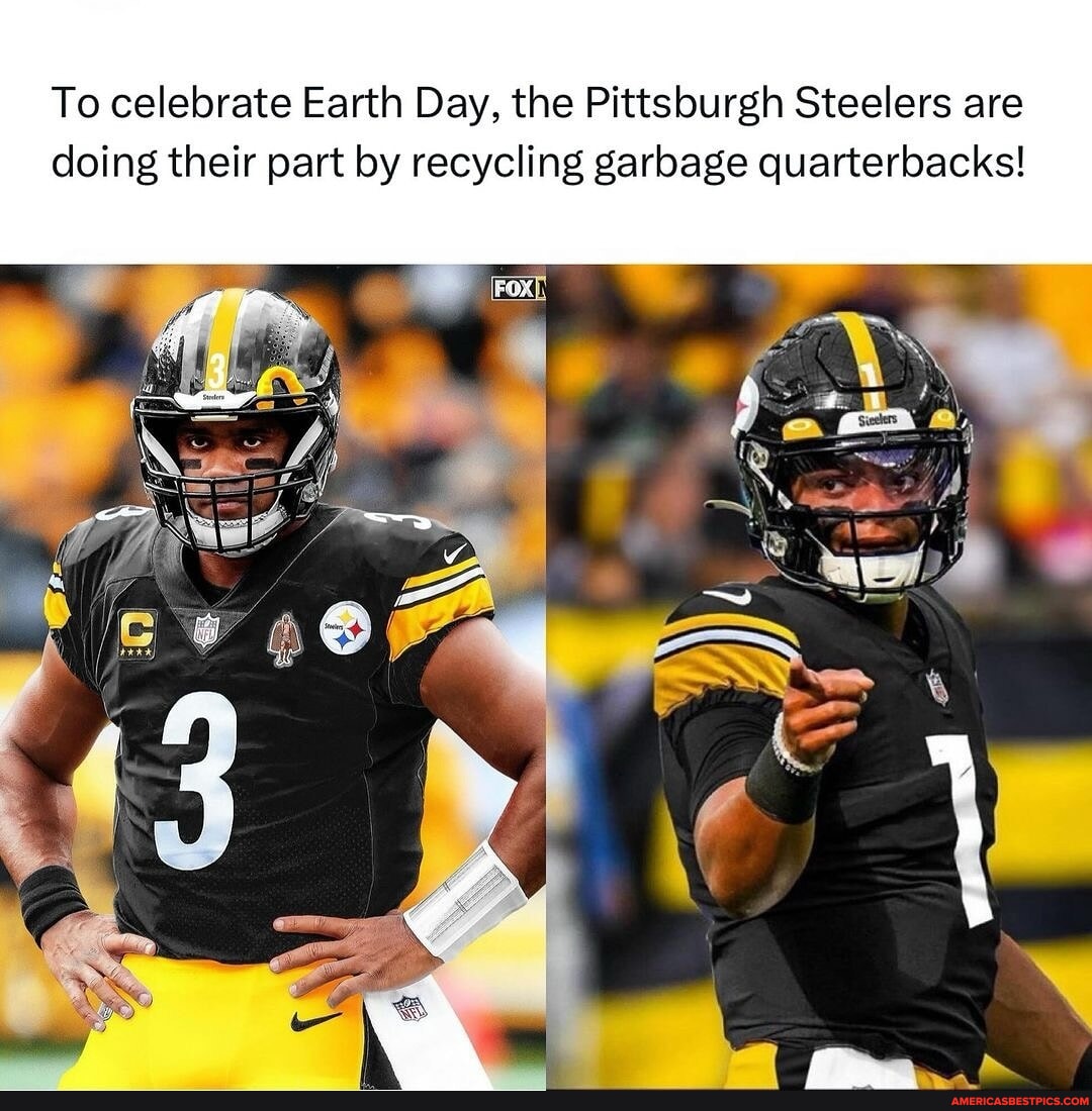 Via nflmemesig - To celebrate Earth Day, the Pittsburgh Steelers are ...