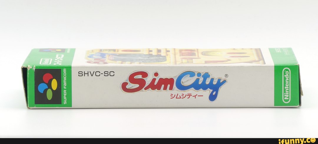 SimCity, 1991 Nintendo/MaxisSuper Famicom, Cartridge - SUPER Famicom ...