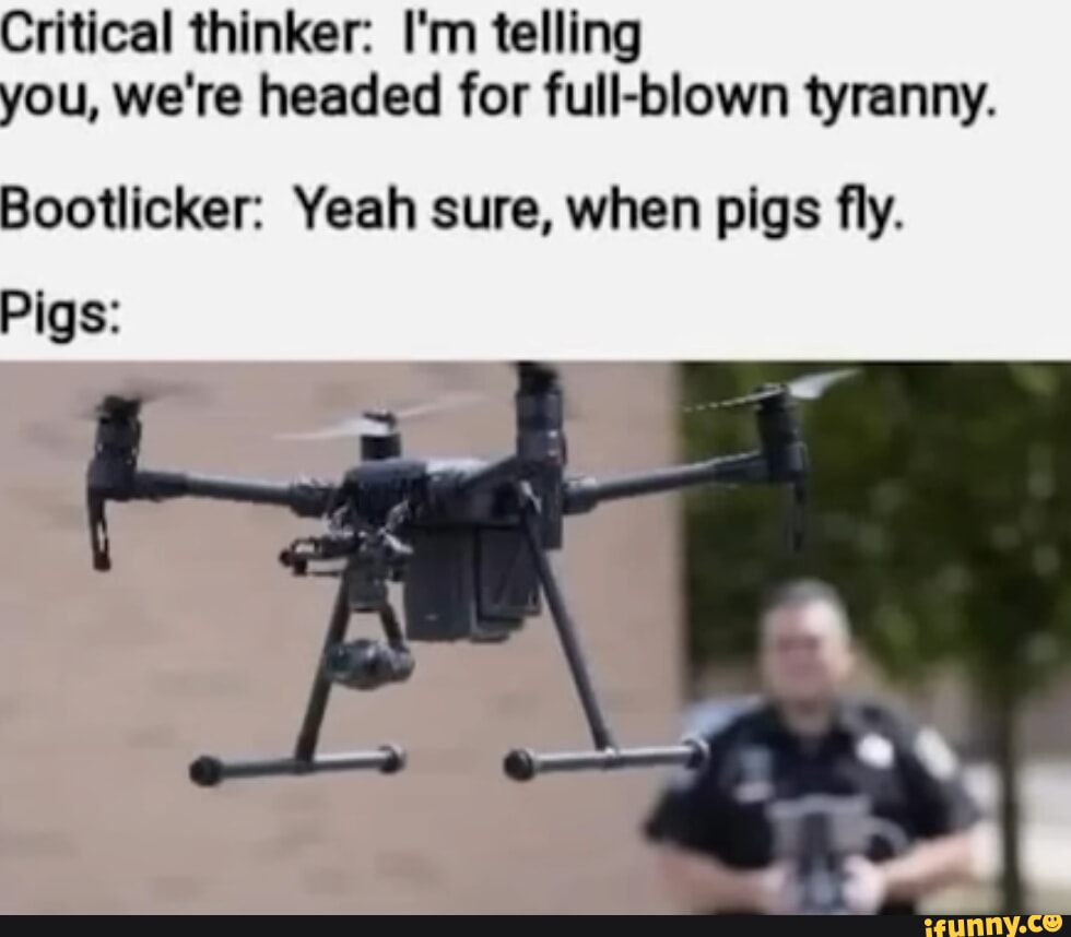 Critical thinker: I'm telling you, we're headed for full-blown tyranny ...