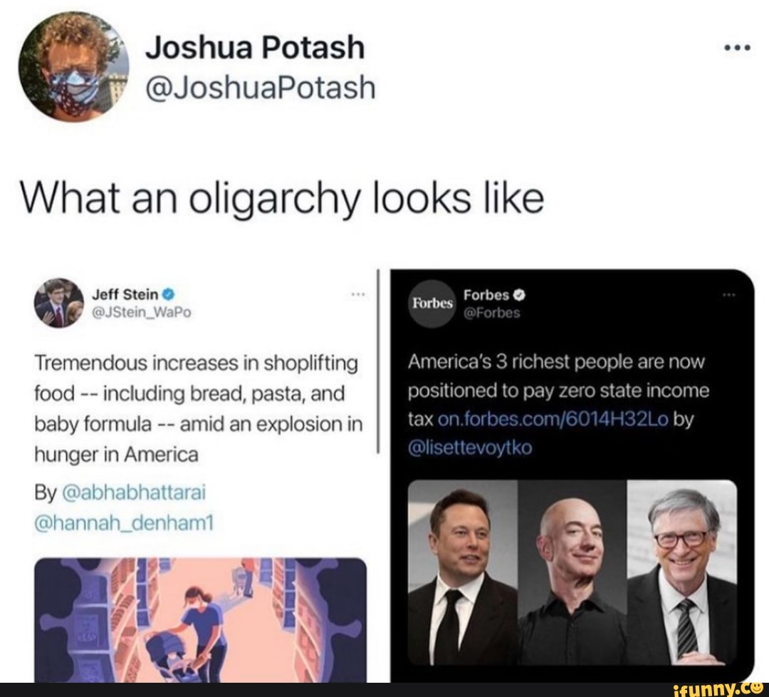 Joshua Potash @JoshuaPotash What an oligarchy looks like Jeff Stein ...
