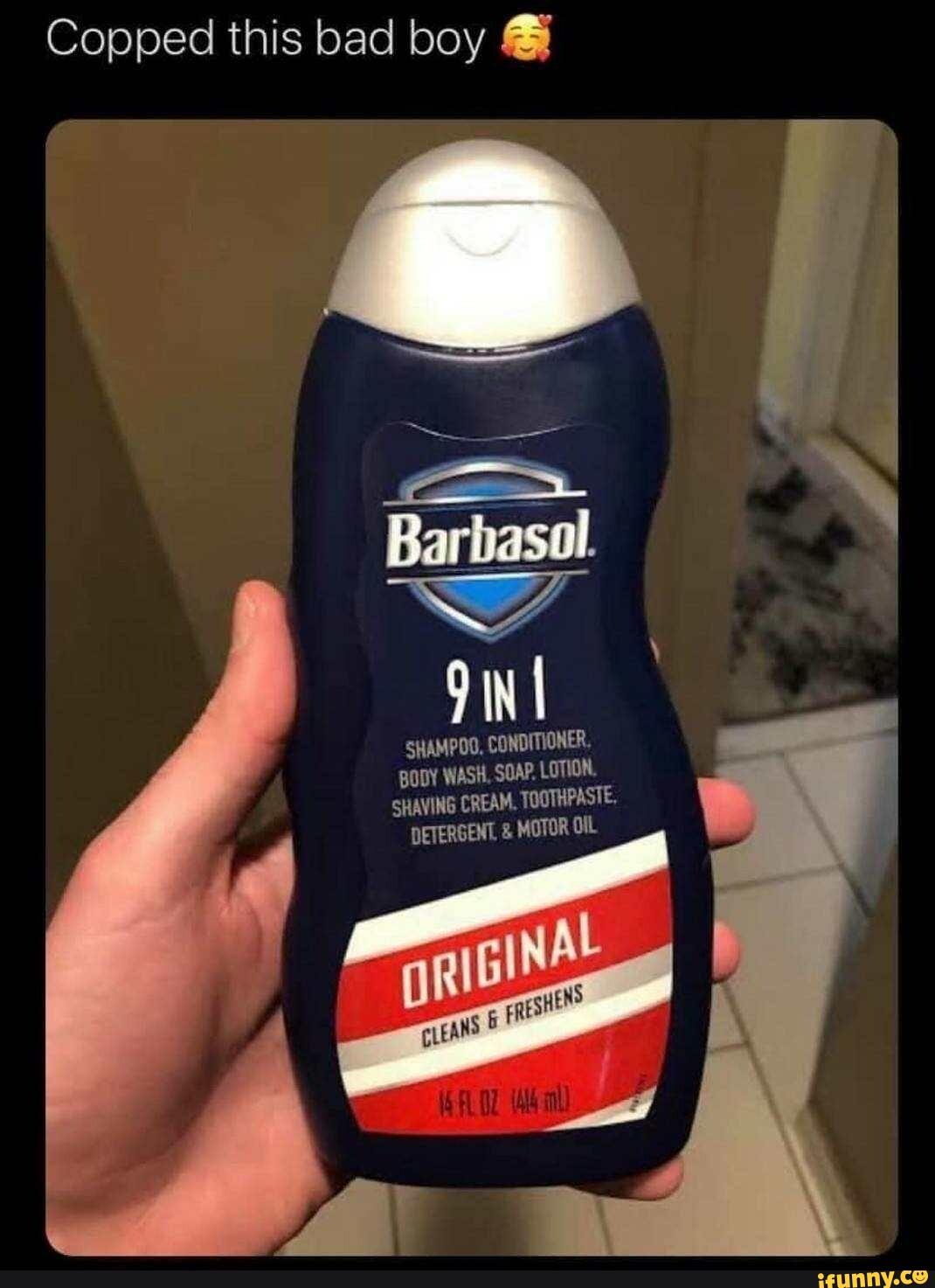 Copped this bad boy SHAMPOO, CONDITIONER. BODY WASH, SOAP. LOTION ...