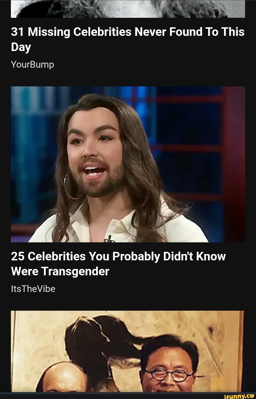 31 Missing Celebrities Never Found To This Day YourBump 25 Celebrities ...