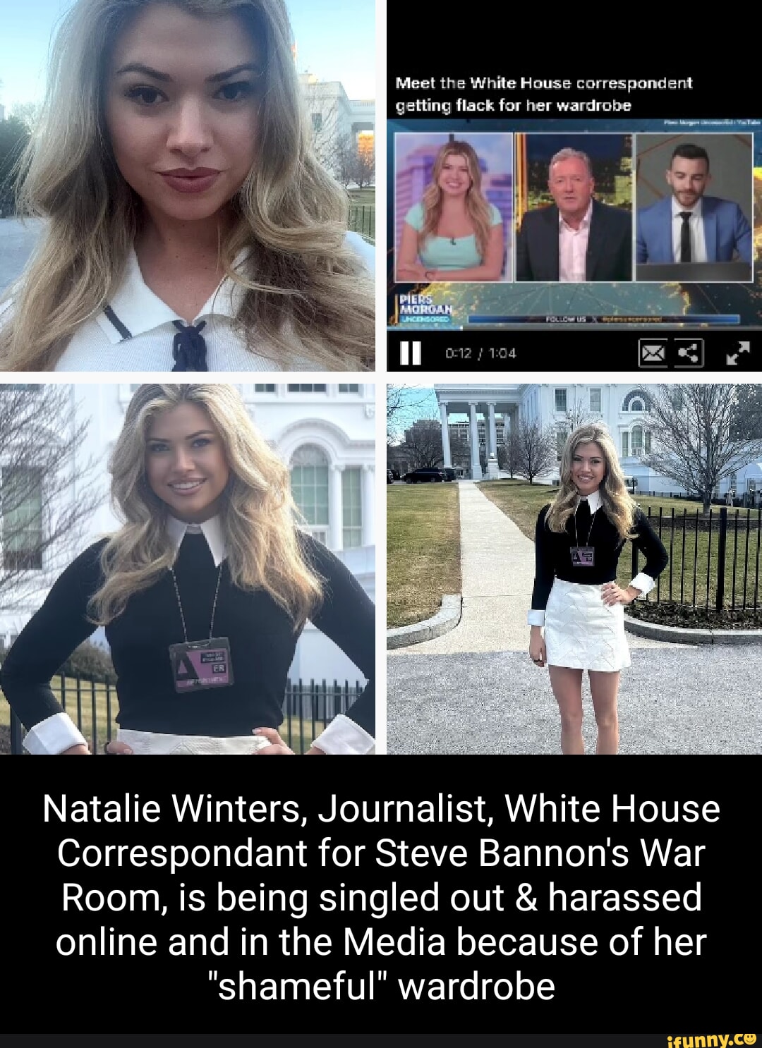 Meet the White House correspondent getting flack for her wardrobe Gun ...