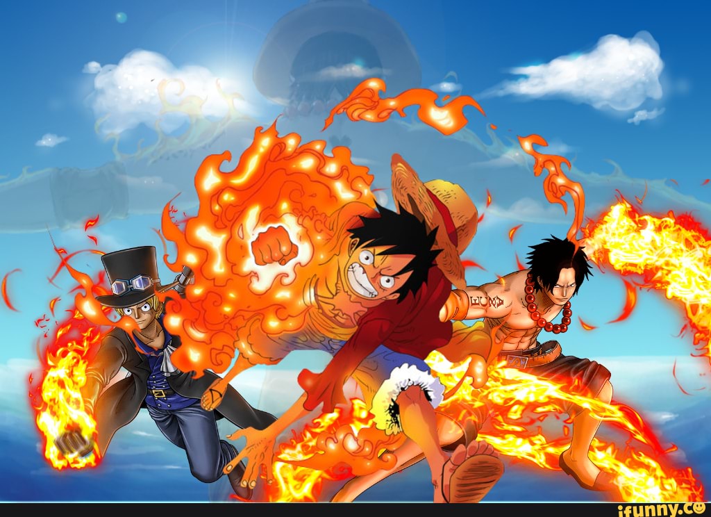 #Luffy #Sabo #ace #Onepiece #Anime #Graphic_design #Original_content ...