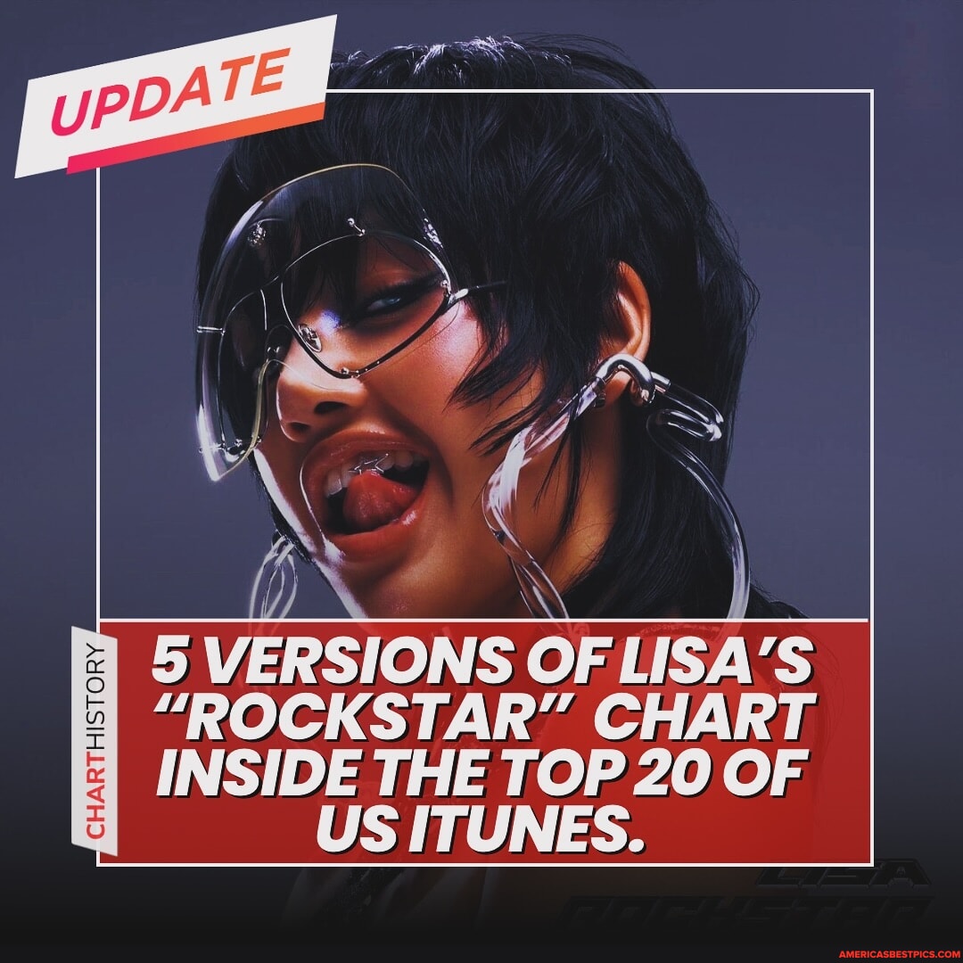 Five versions of #LISA’s “ROCKSTAR” chart inside the top 20 of US # ...