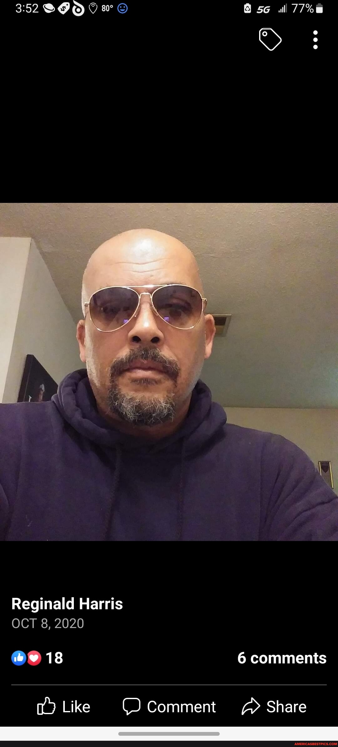 Ow Reginald Harris OCT 8, 2020 18 6 comments Like Comment Share ...