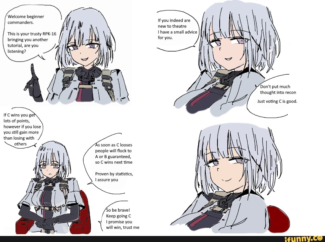 'Welcome beginner commanders. This is your trusty RPK-16 bringing you ...