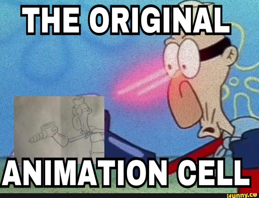 THE ORIGINAL AN ANIMATION CELL - iFunny