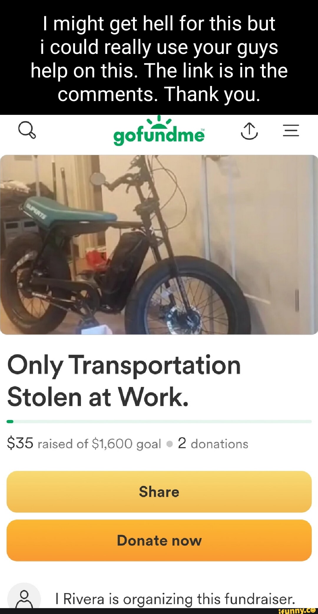 Gofundme memes. Best Collection of funny Gofundme pictures on iFunny