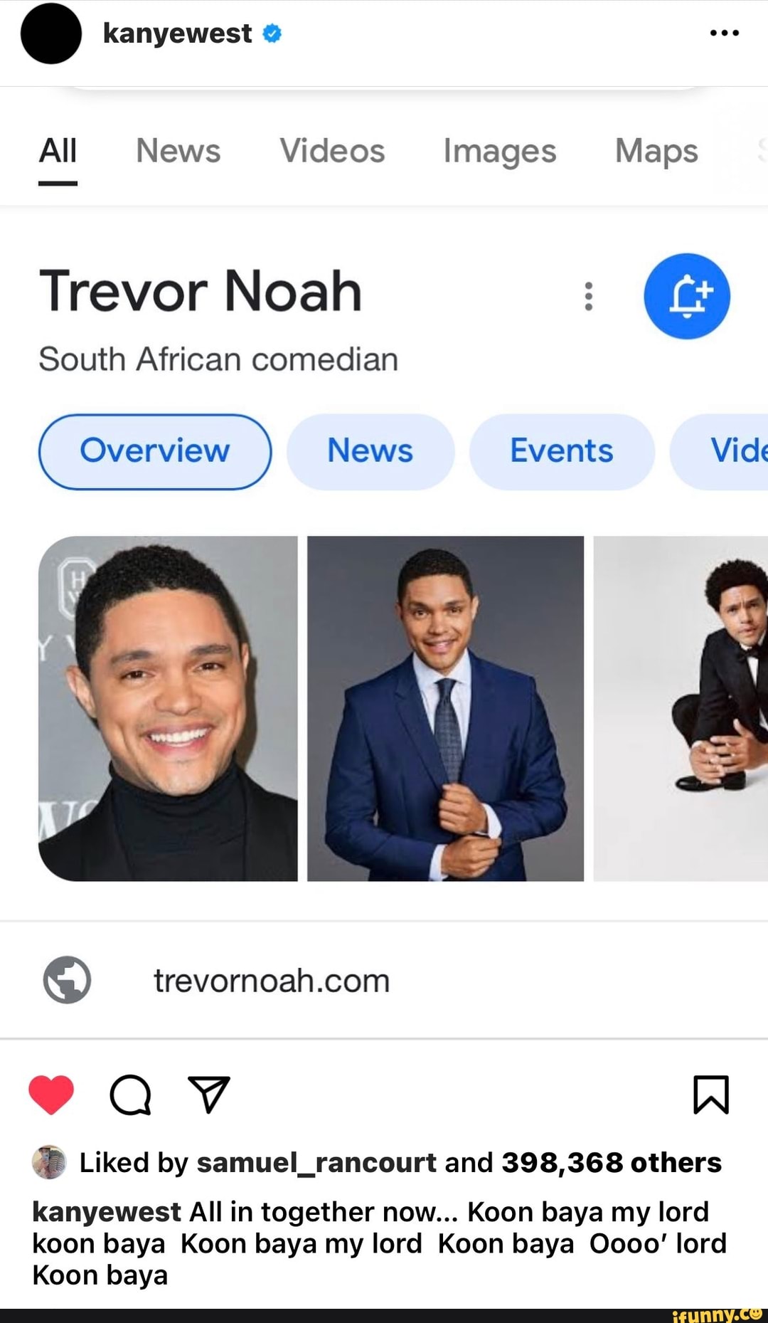 Kanyewest All News Videos Images Maps Trevor Noah South African ...