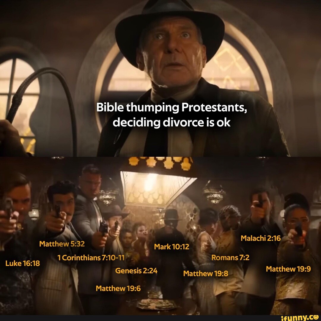 Bible thumping Protest ants, deciding divorce is ok @ 9 ' ' Malachi 1 ...