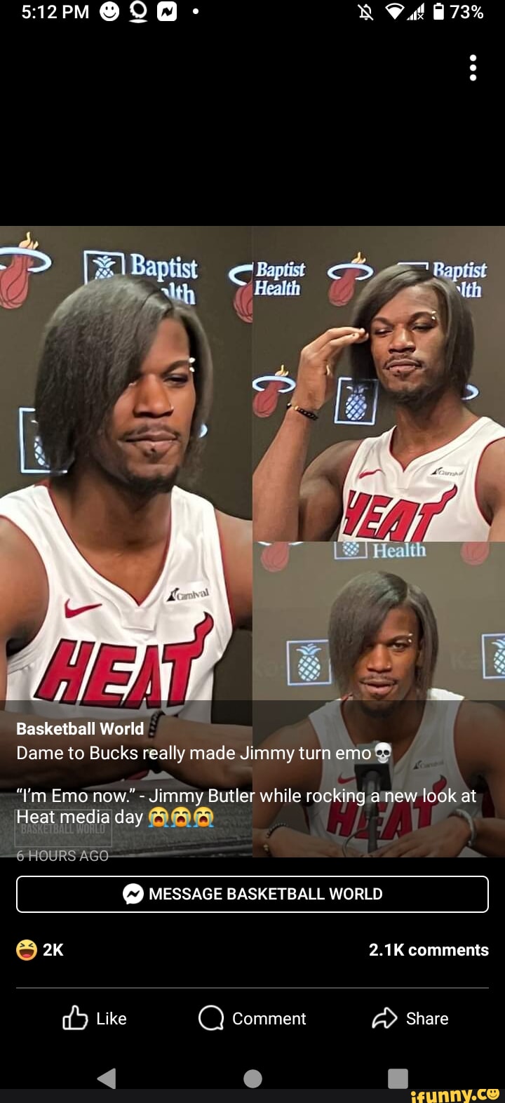 PM 73% Baptist Basketball World Dame to Bucks really made Jimmy turn ...