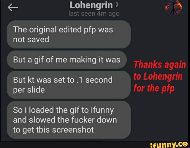 The original edited pfp was not saved But a gif of me making it was But ...