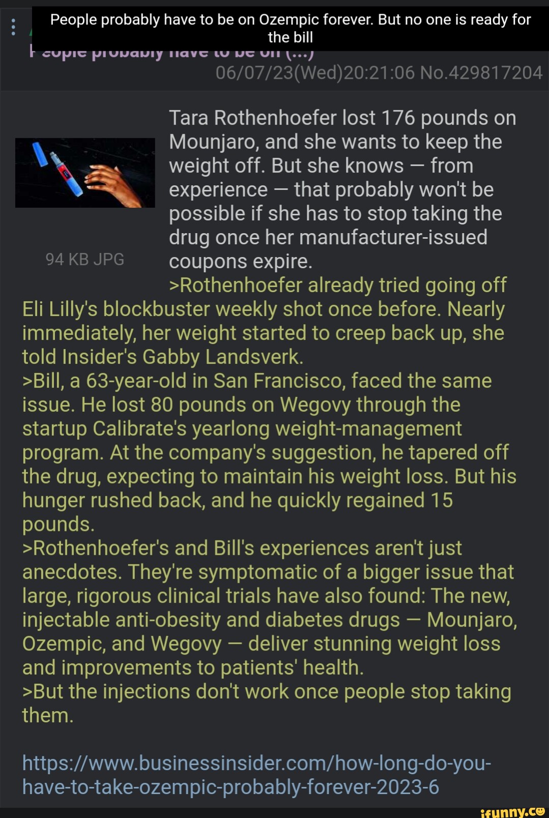 Ozempic memes. Best Collection of funny Ozempic pictures on iFunny