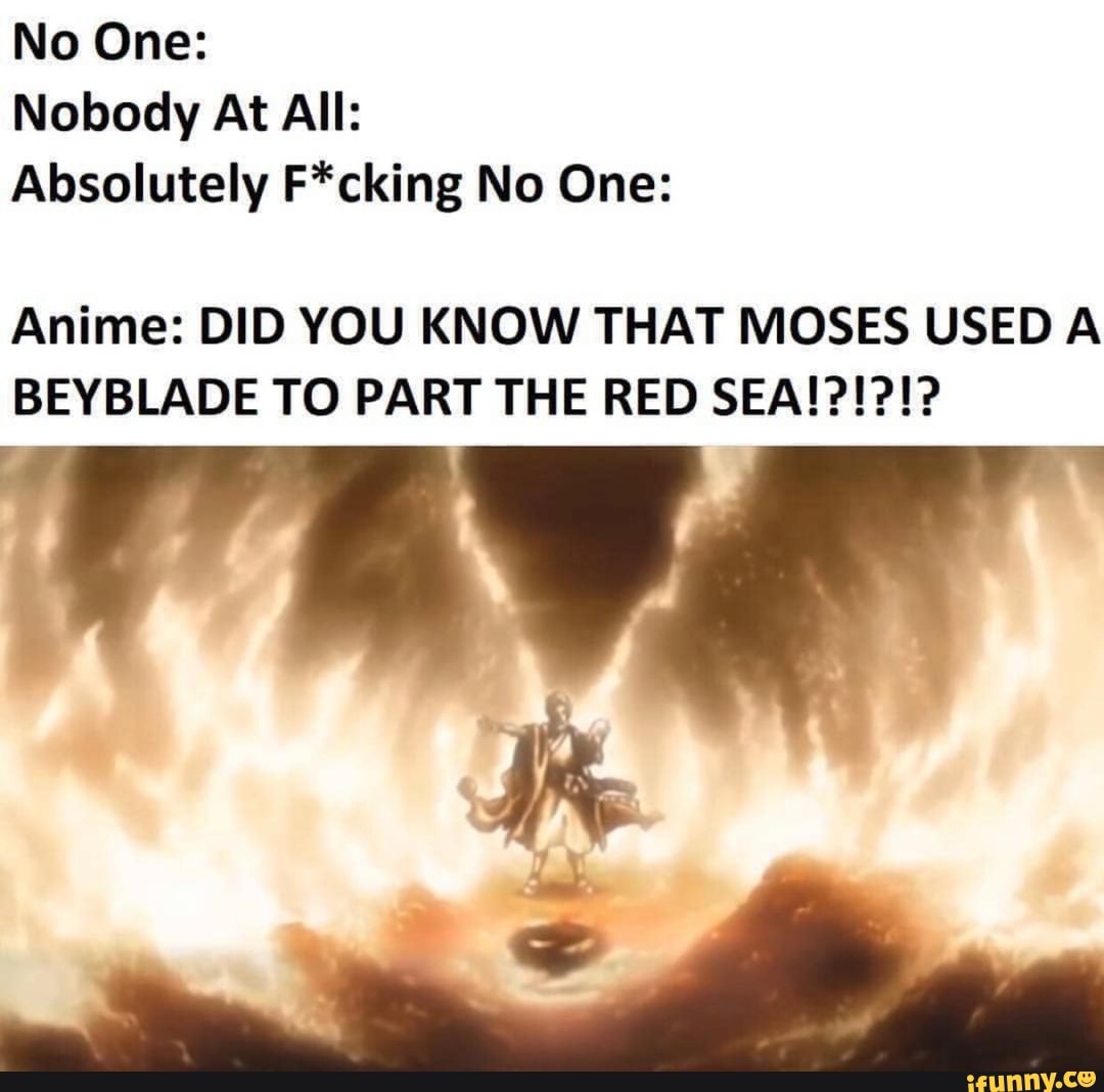 No One: Nobody At AII: Absolutely F*cking No One: Anime: DID YOU KNOW ...