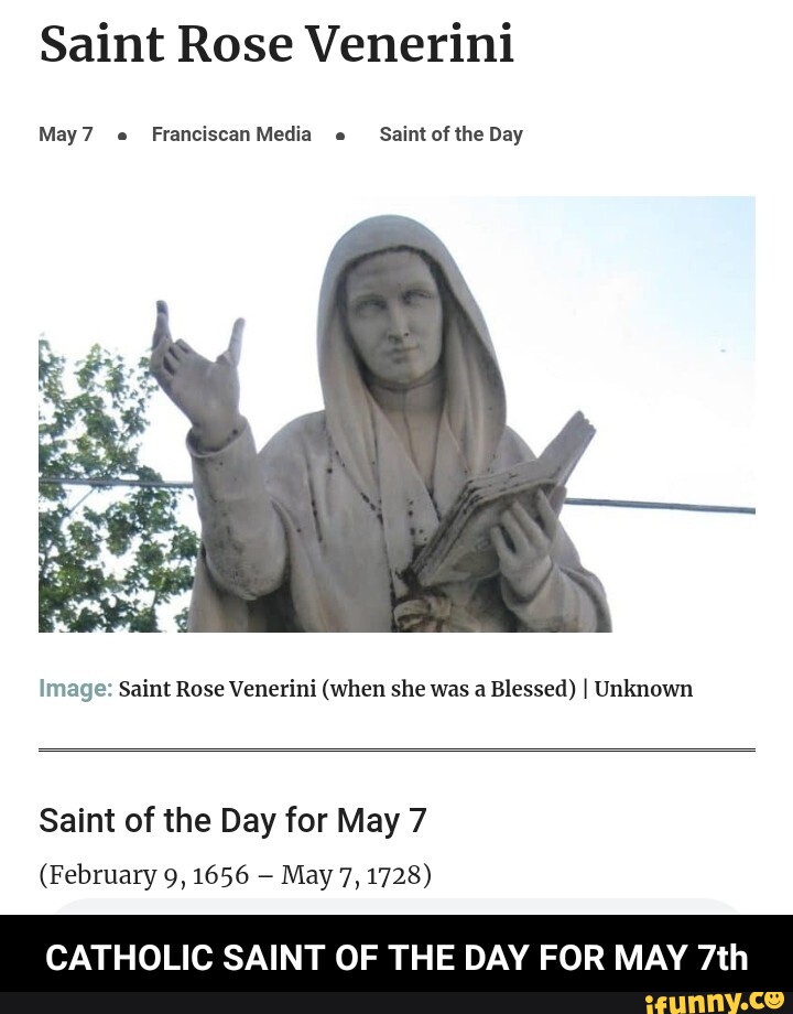 Saint Rose Venerini May7 FranciscanMedia Saint of the Day Image Saint ...