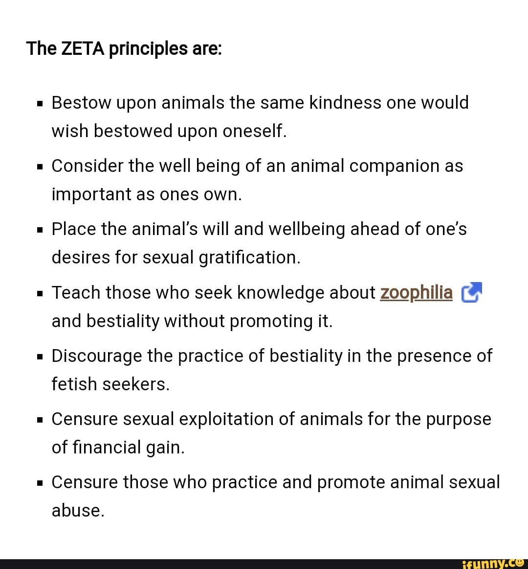 The ZETA Principles Are Bestow Upon Animals The Same Kindness One Would Wish Bestowed Upon the-zeta-principles-are-bestow-upon-animals-the-same-kindness-one-would-wish-bestowed-upon