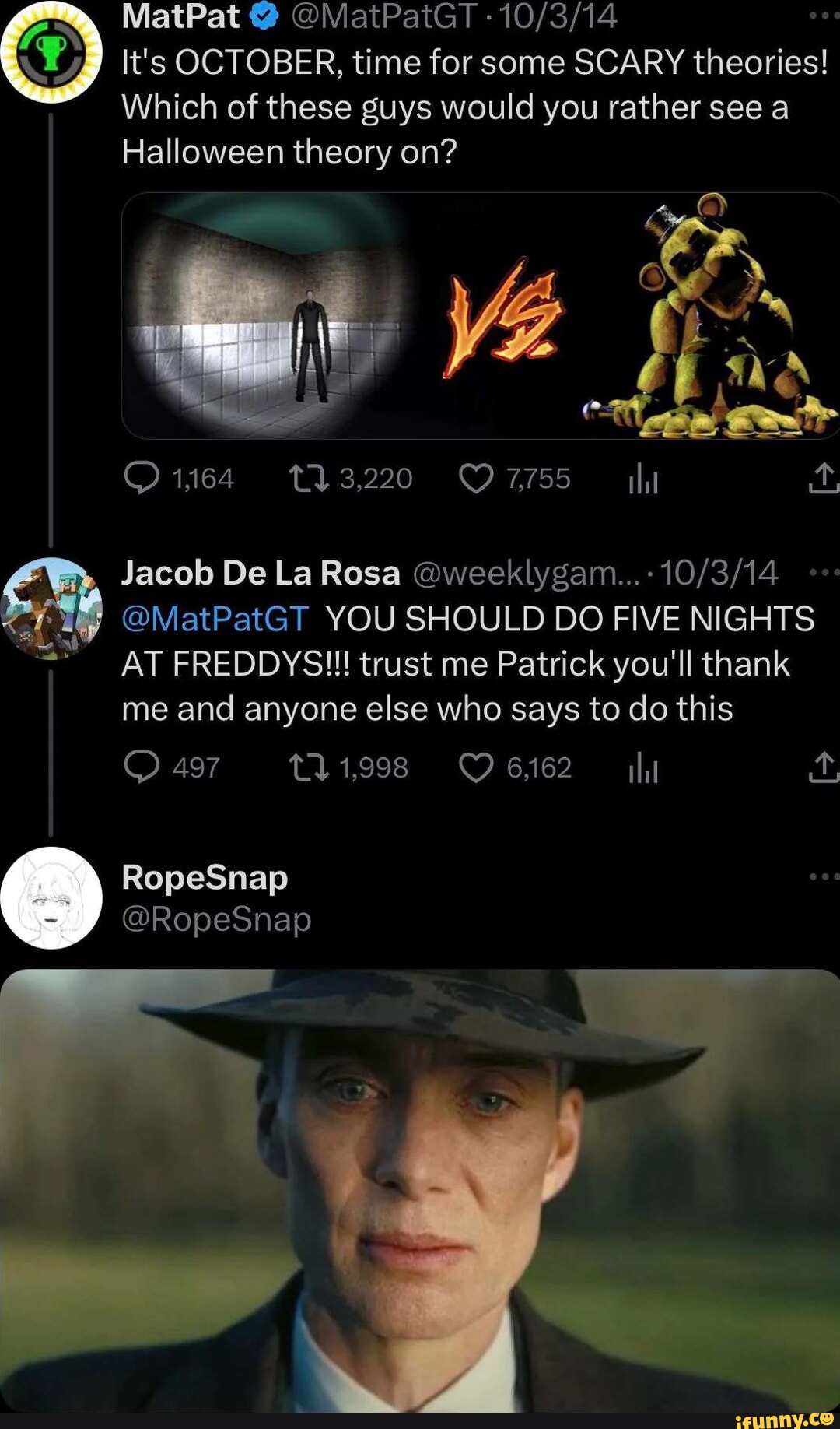 MatPat @ @MatPatGT - It's OCTOBER, time for some SCARY theories! Which ...