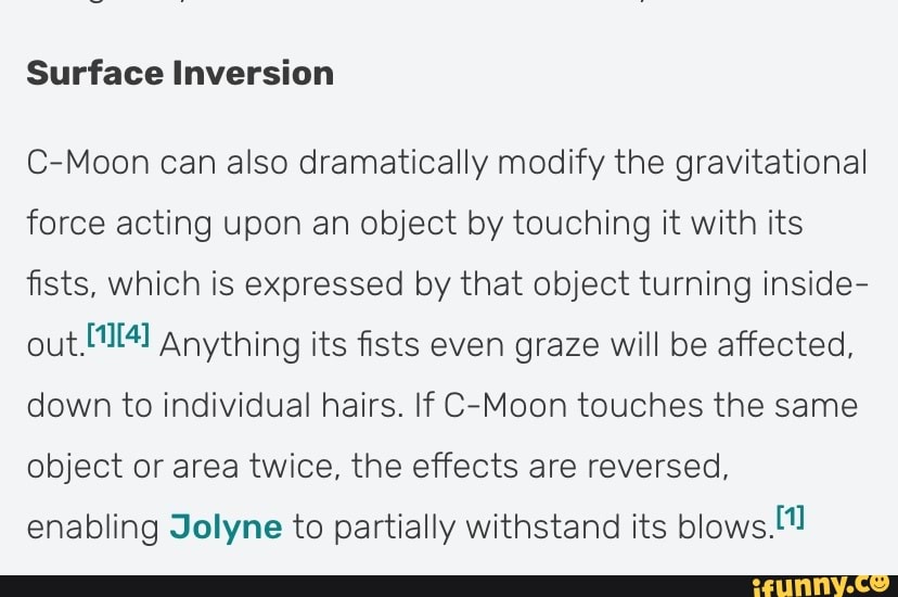 Surface Inversion C-Moon can also dramatically modify the gravitational ...