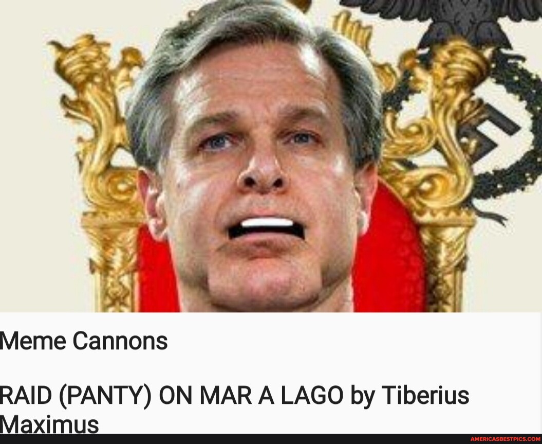 Meme Cannons RAID (PANTY) ON MAR A LAGO by Tiberius Maximus - America’s ...