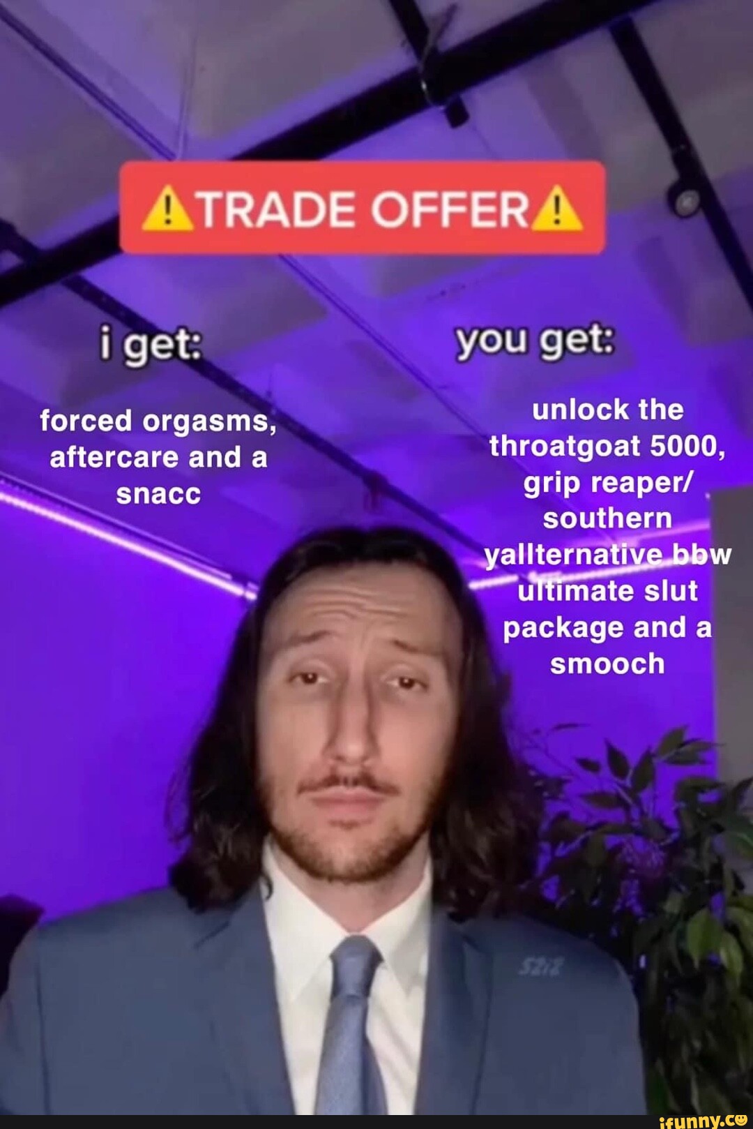 RAD get: you get: forced orgasms, unlock the aftercare and a throatgoat ...