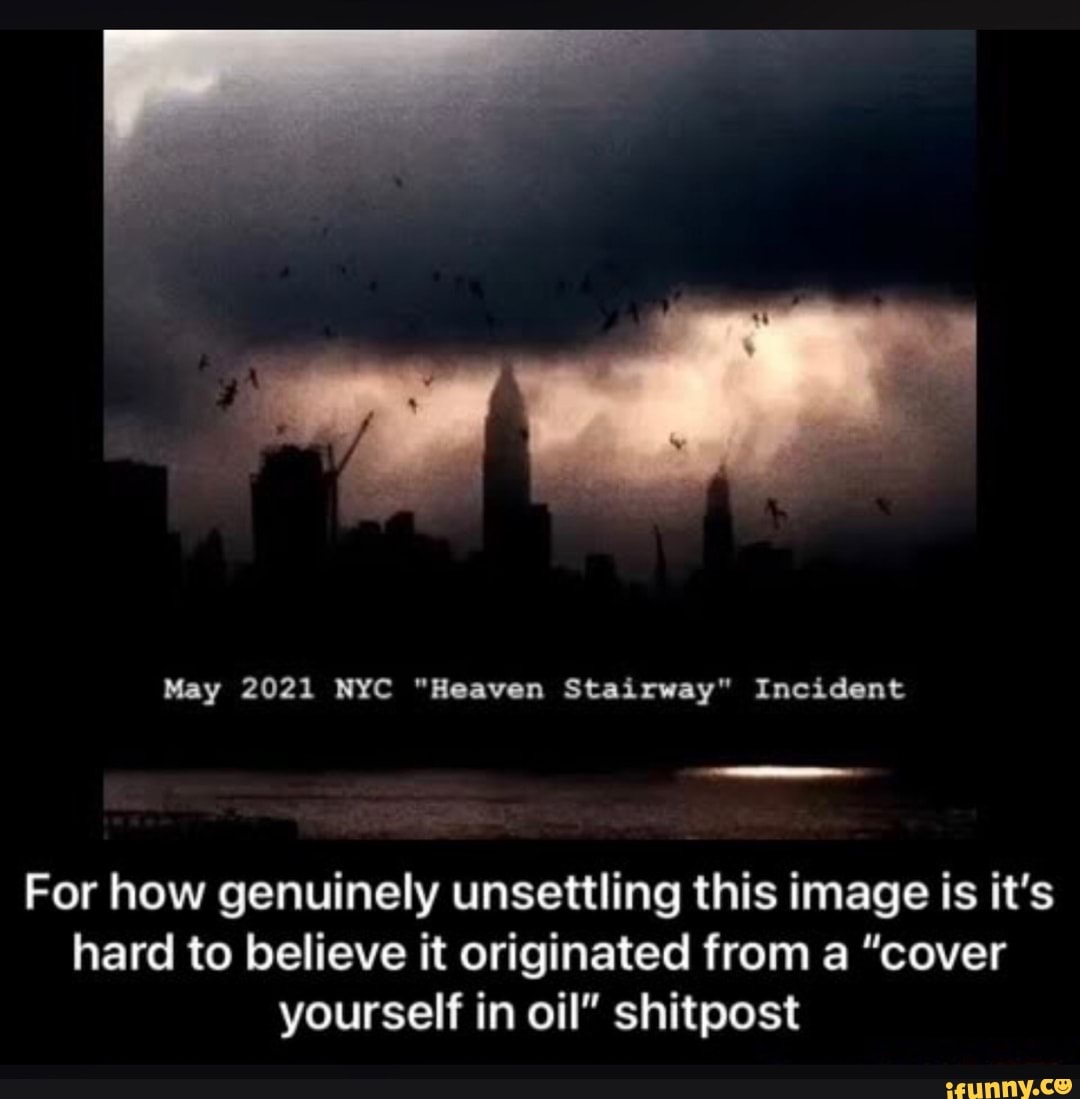 May 2021 NYC "Heaven Stairway" Incident For how genuinely unsettling ...
