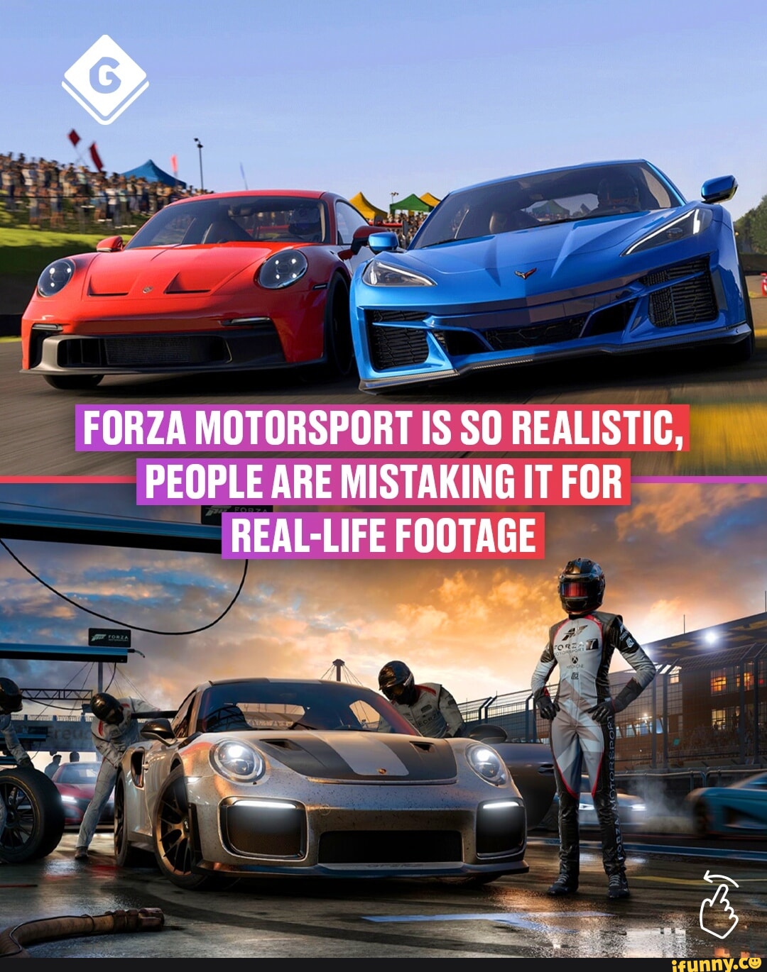 This clip is outrageously realistic 🤯 - FORZA MOTORSPORT IS SO ...