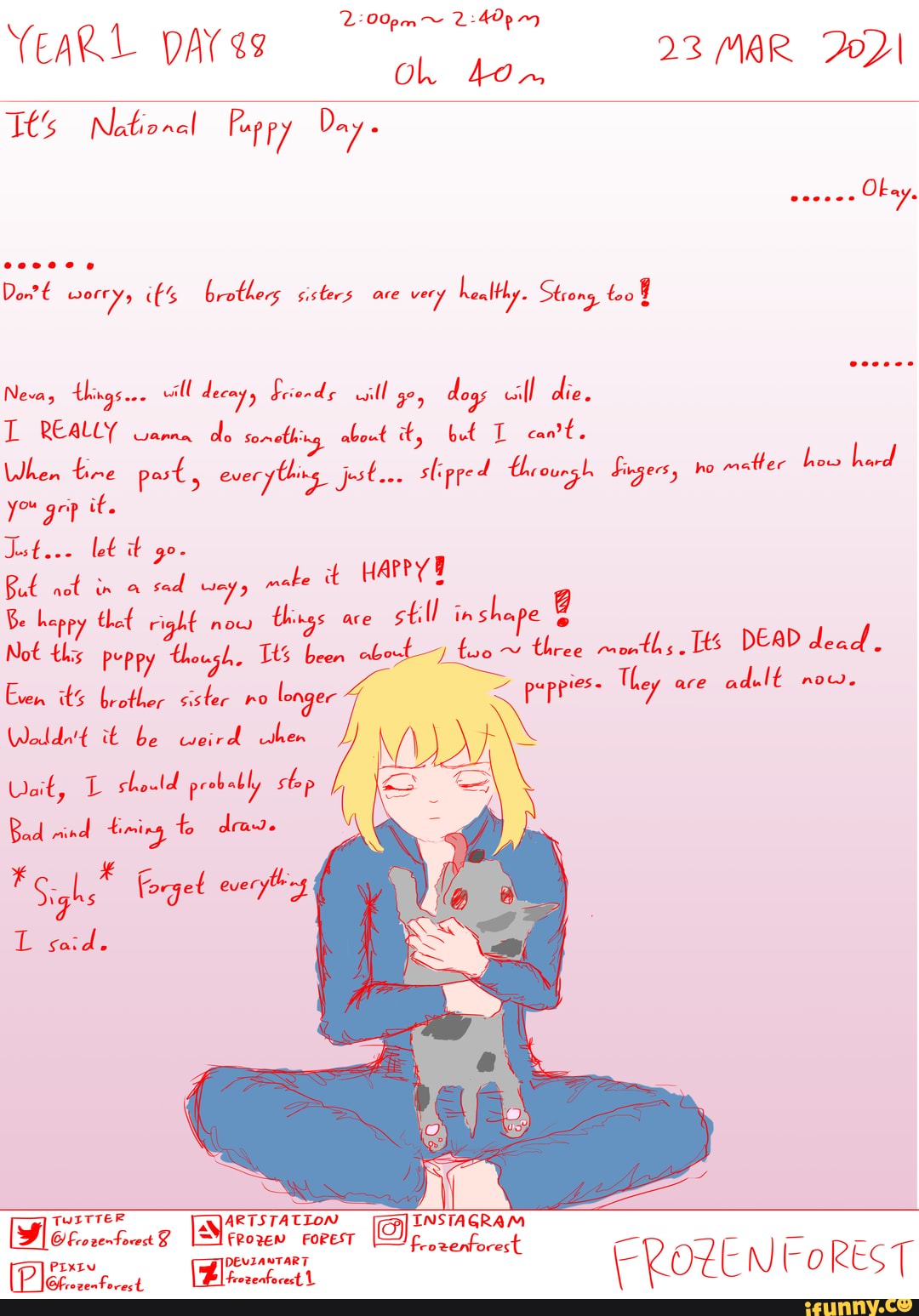 RIP dog - (EARL DAY National Poppy Day 23 MAR worry, brothers sisters ...