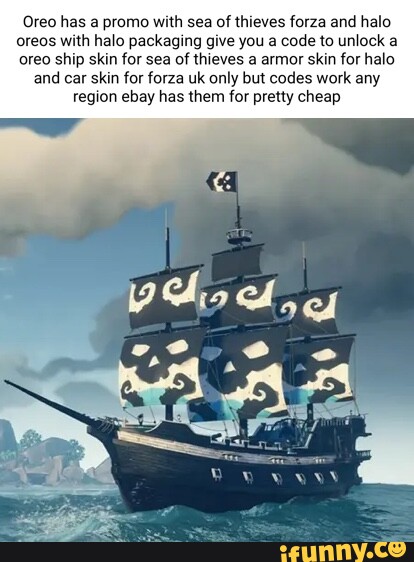 Oreo has a promo with sea of thieves forza and halo oreos with halo ...