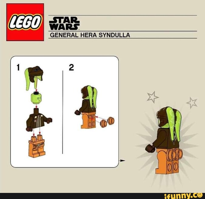 LEGO GENERAL HERA SYNDULLA - iFunny
