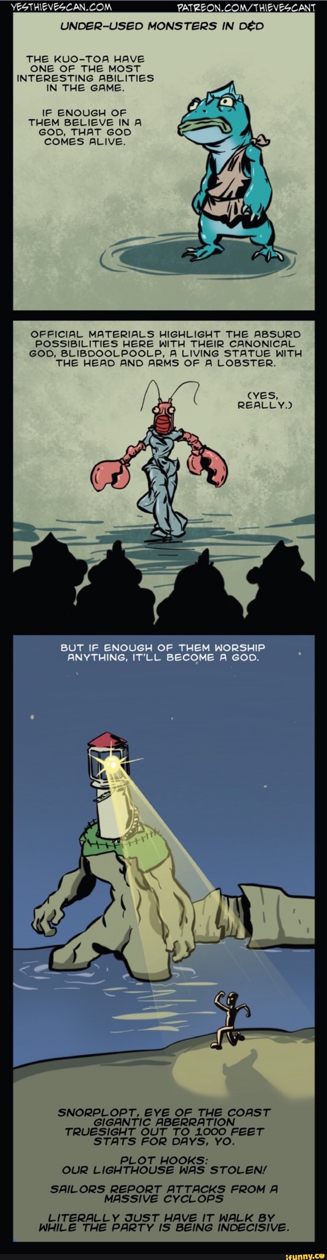 THE KUO-TOA HAVE ONE OF THE MOST INTERESTING ABILITIES IN THE GAME. IF ...