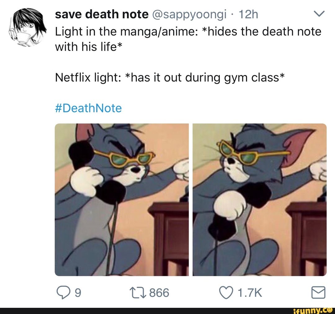 Netflix Death Note Movie Twitter Reviews - save death note @sappyoong ...