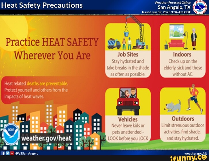 Heat Safety Precautions Practice HEAT SAE Wherever You Are Job Sites ...
