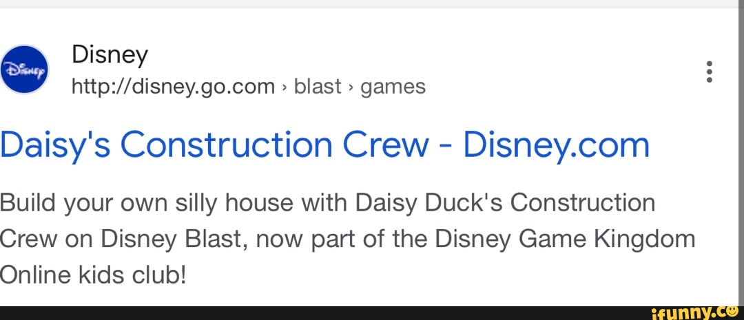 Disney > blast games Daisy's Construction Crew - Build your own silly ...