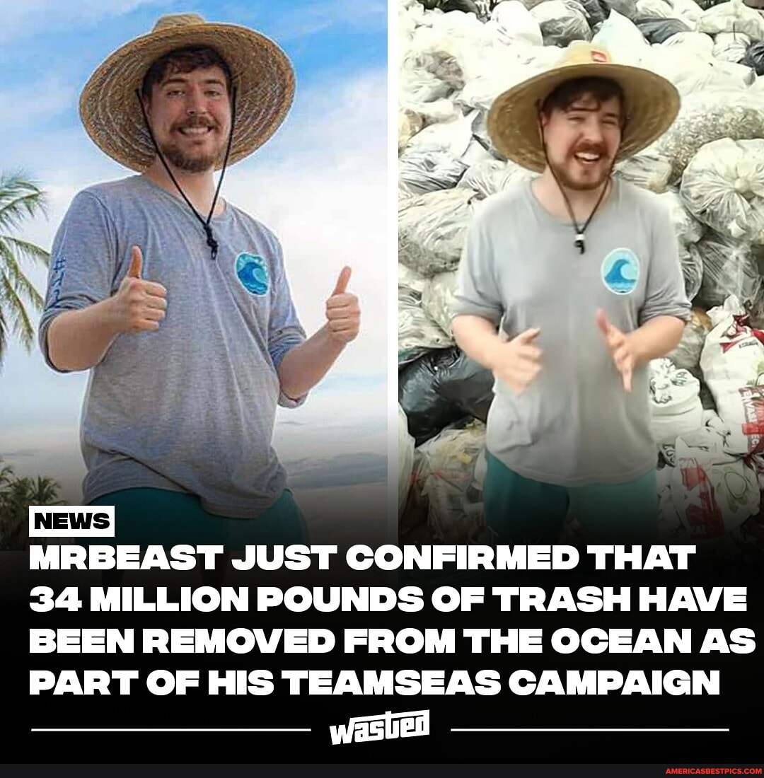 YouTube star MrBeast revealed that his TeamSeas initiative has ...