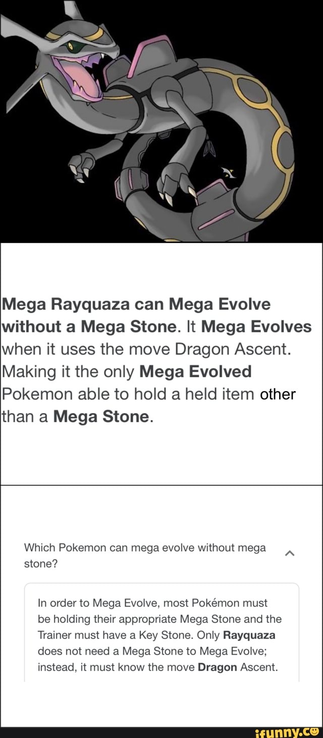 Rayquaza Mega Evolution Stone