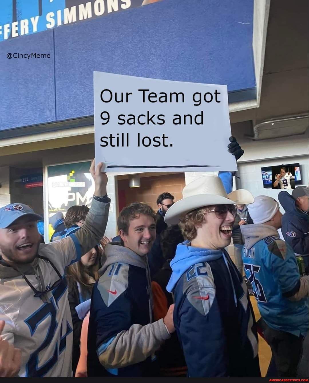 @CincyMeme Our Team got Sacks and I still lost. - America’s best pics ...