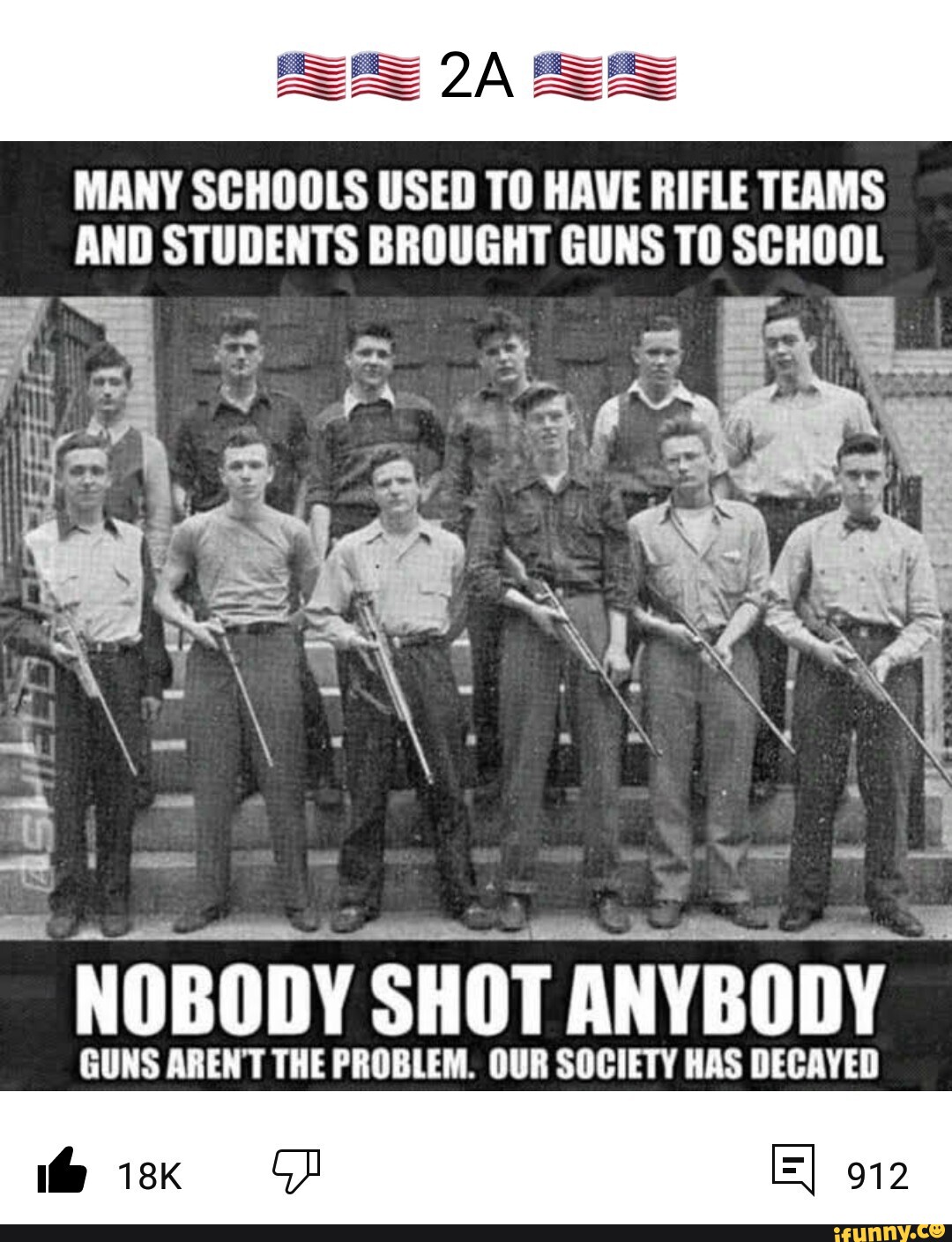 SS MANY SCHOOLS USED TO HAVE RIFLE TEAMS AND STUDENTS BROUGHT GUNS TO ...