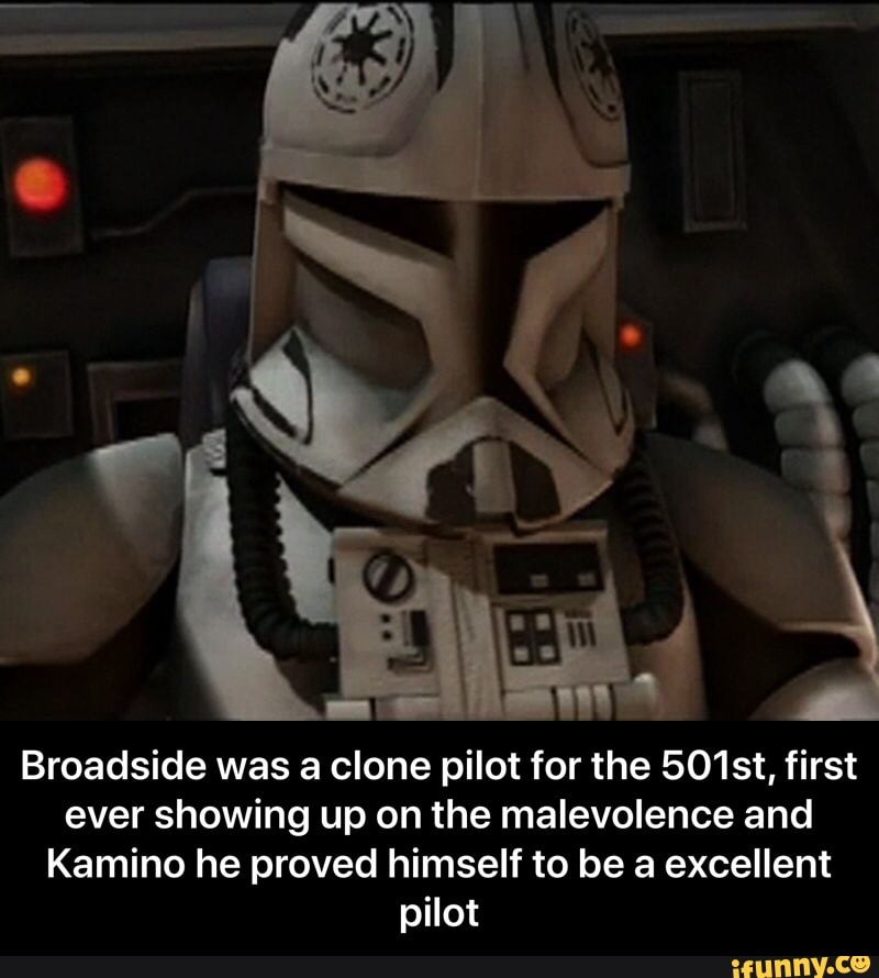 Broadside was a clone pilot for the 501st, first ever showing up on the ...