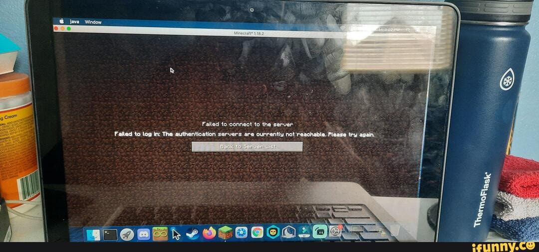 Java Window Failed to connect to the server Failed to log im The authentication servers are ...