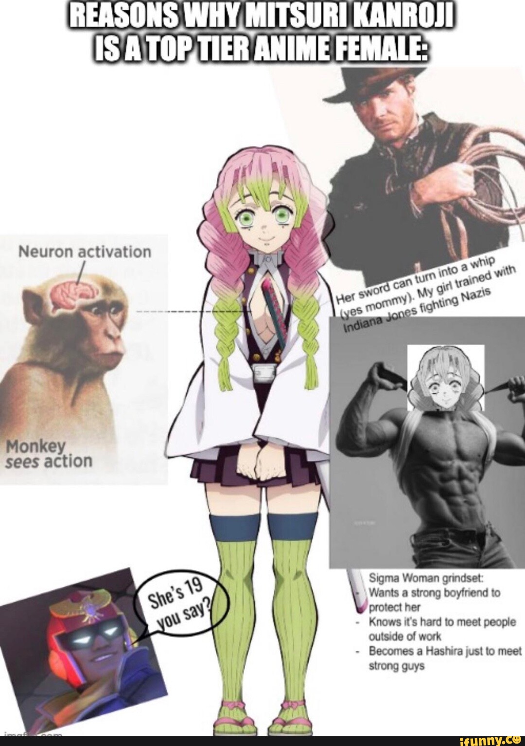 REASONS WHY MITSURI KANROII IS TOP TIER ANIME FEMALE: Neuron activation ...