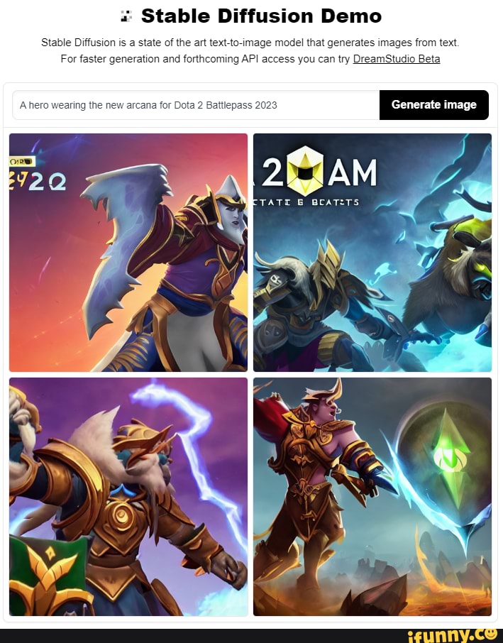 Stable Diffusion Demo Stable Diffusion is a state of the art text-to ...