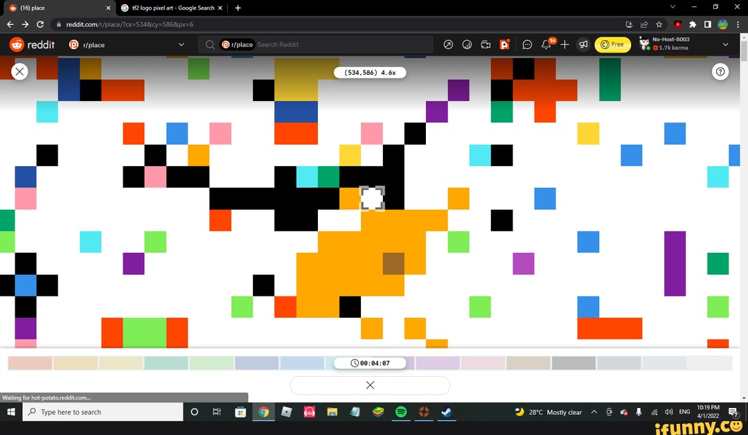 (16) place X @ logo pixel art - Google Search I + reddit /place ...