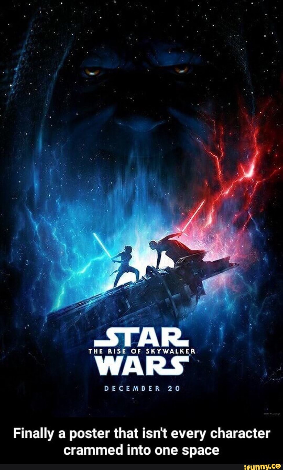 Finally a poster that isn't every character crammed into one space - iFunny