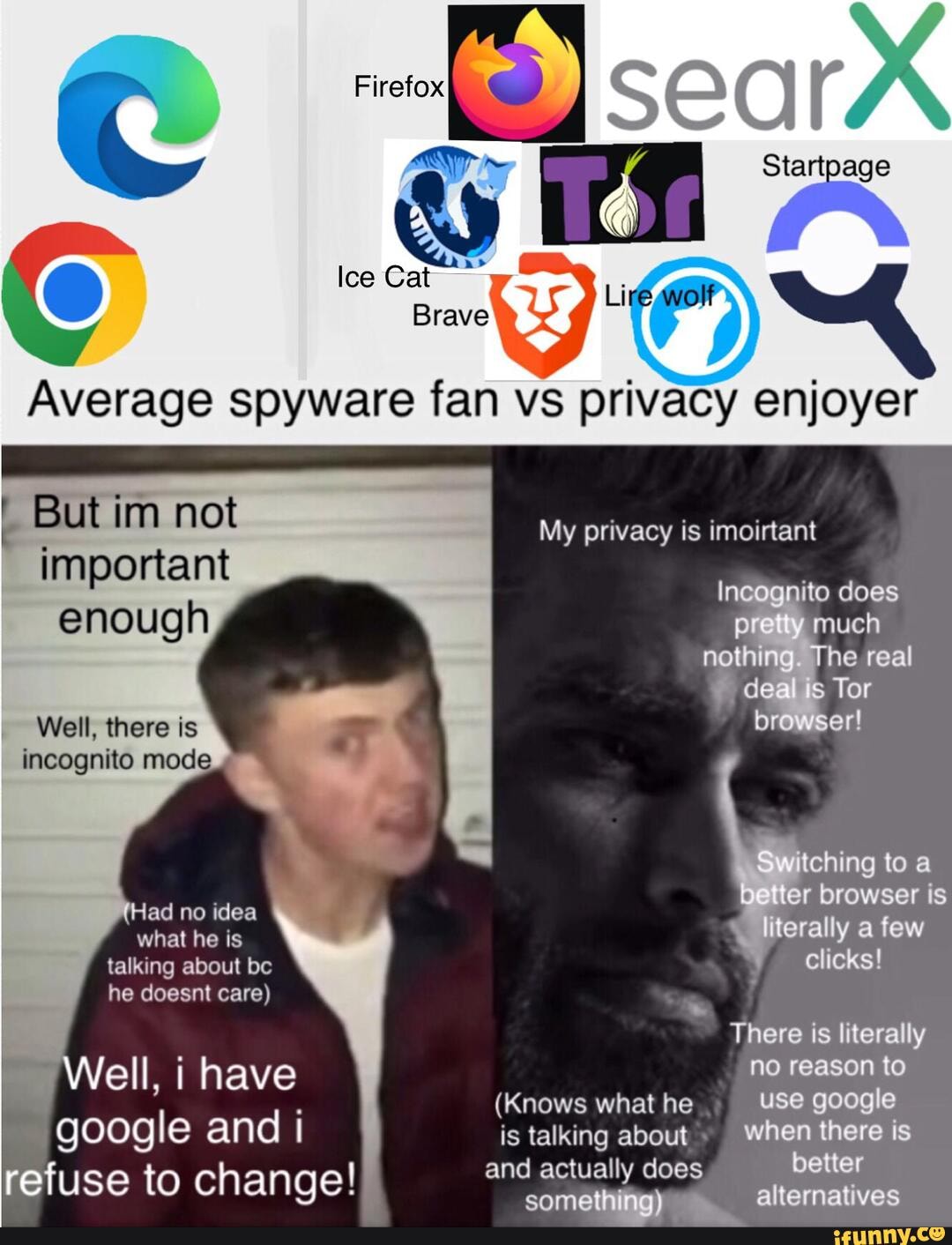 Startpage memes. Best Collection of funny Startpage pictures on iFunny