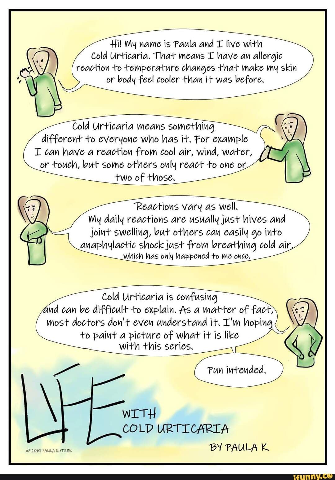 I made a comic about my weird "allergy" - Hil My name is Paula and T ...