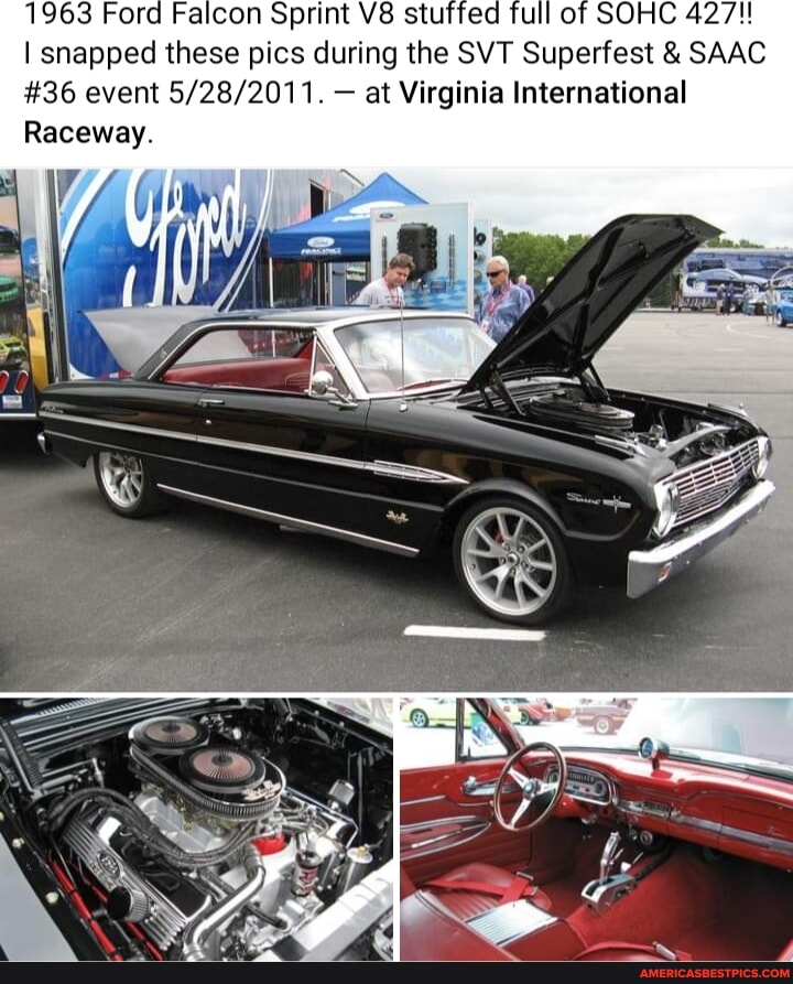 1963 Ford Falcon Sprint stuffed full of SOHC 427!! I snapped these pics ...