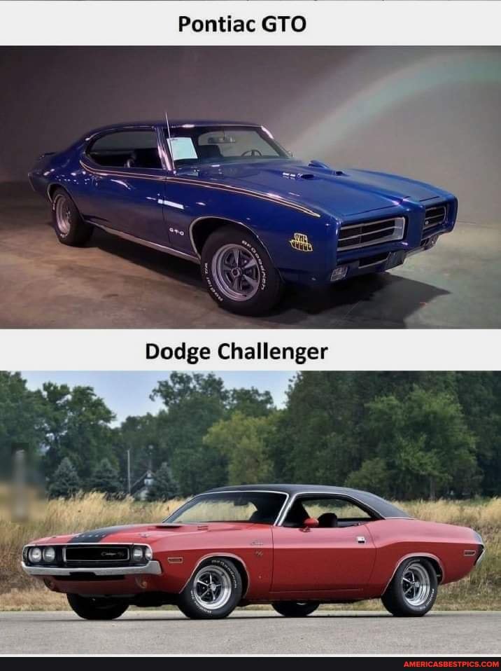 Pontiac GTO Dodge Challenger - America’s best pics and videos